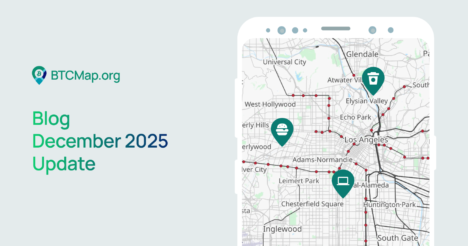 December 2025 Update | BTC Map Blog